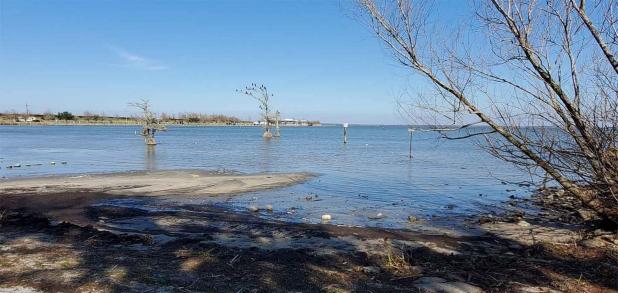 Lake Palourde at low water | St. Mary Now
