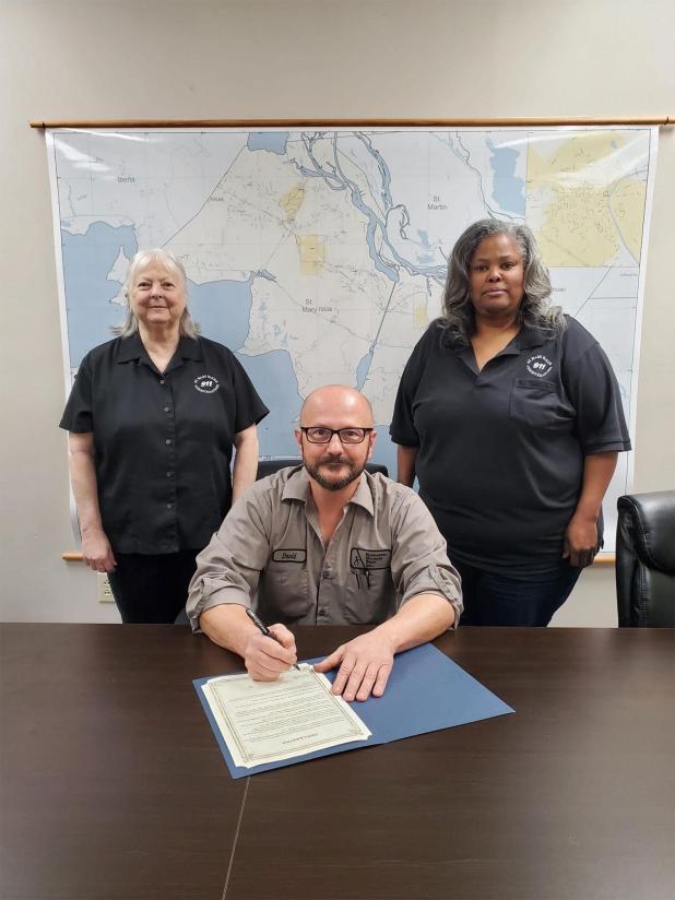 Proclamation honors 911 telecommunicators | St. Mary Now