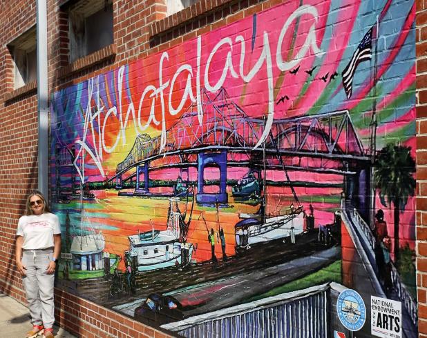 UPDATED WITH STORY: Ribbon-cutting introduces new mural in downtown ...